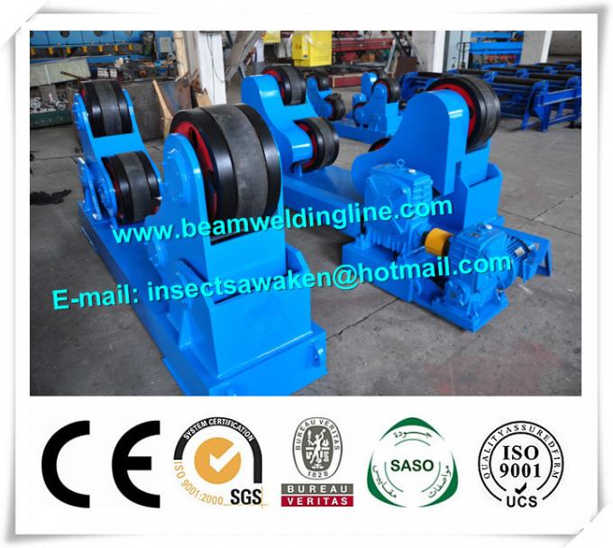 Self Aligning Rotator / Pipe Weld Rotator With PU Roller For Boiler ...