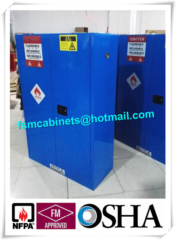 Hazardous Waste Storage Cabinets For Laboratory , Paint Industry Safety ...