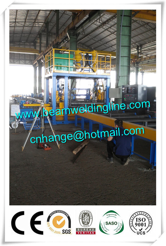 Horizontal Welding For H Beam Production Line , Horizontal Welding Machine