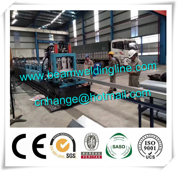C Z Interchangeable Purlin Roll Forming Machine , CZ Forming Machine Ceiling Machine