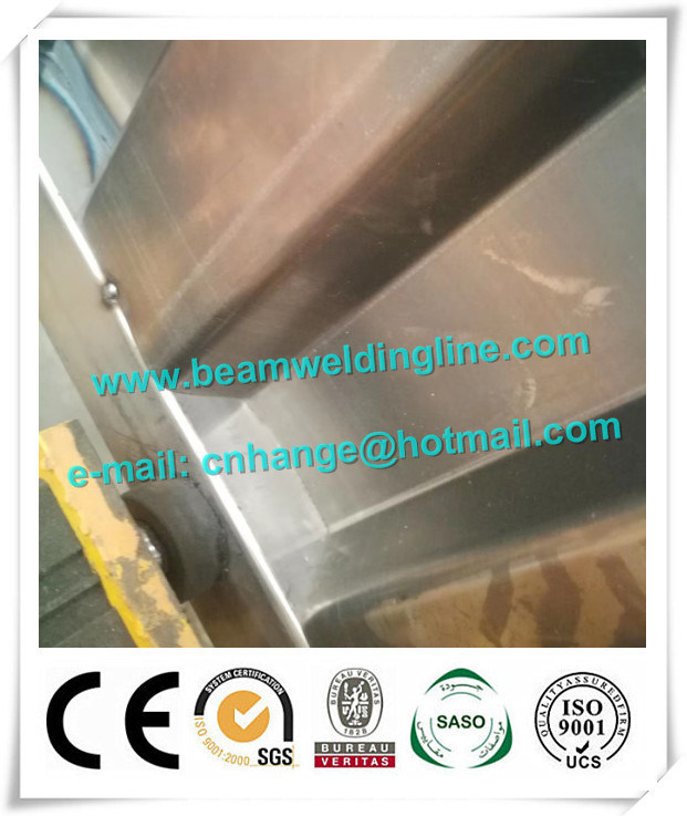 Automatic H Beam Welding Line , Corrugated Web Beam Welding Machine
