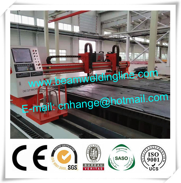 CNC Plasma Cutting Machine With Dust Collect System , Hypertherm Plasma ...