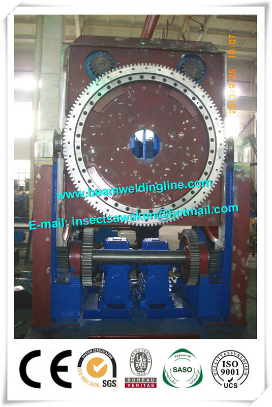 Custom Large Rotary Pipe Welding Positioner Used With T Slot Screws