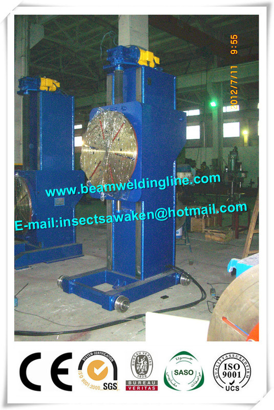 5T Lifting Welding Positioner , Head And Tail Stock Elevating Weld ...