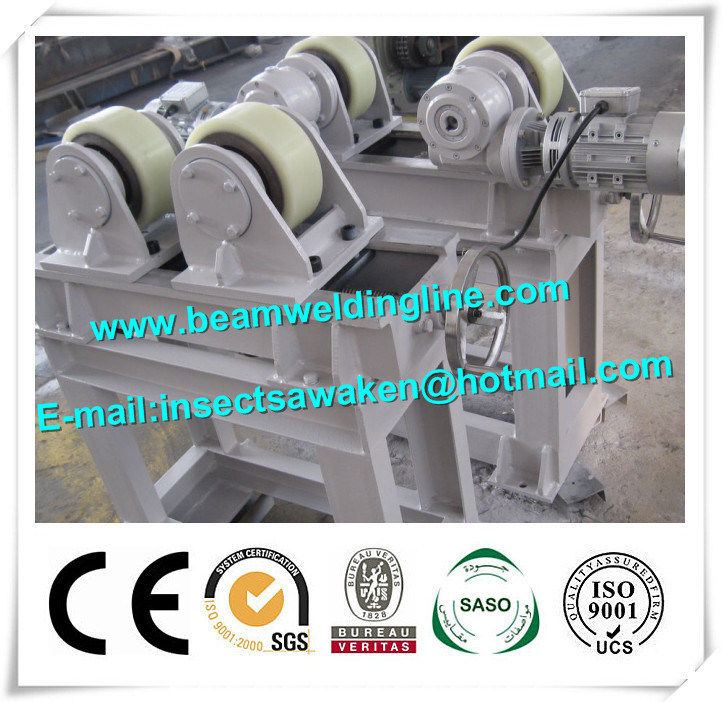 Motorized Pipe Welding Turning Rolls , Cylinder Shell Tank Welding Rotator