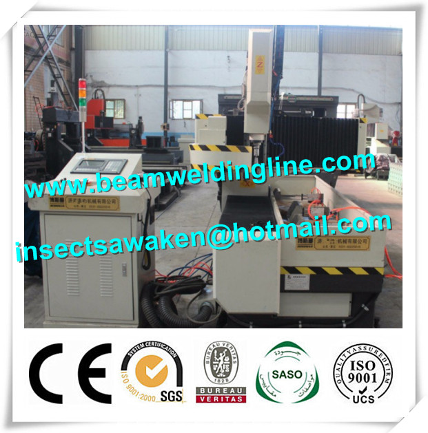 Drilling Tapping H Beam Steel Production Line For Tube , CNC drilling ...