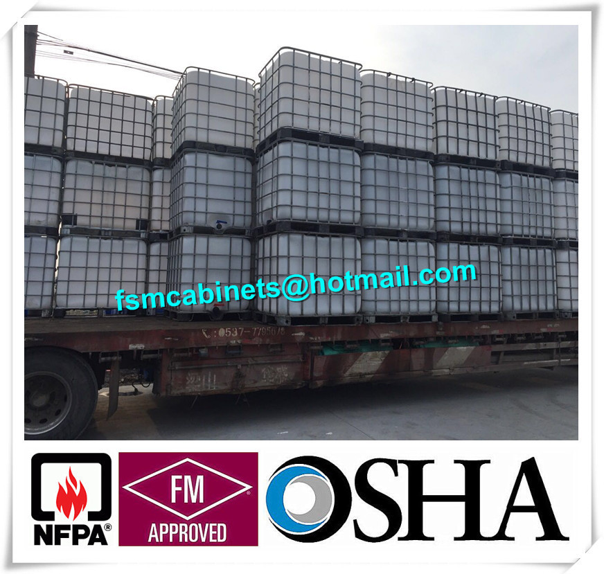 1000L IBC Fire Resistant Cabinet Galvanized Leak Proof IBC Tank For Liquid